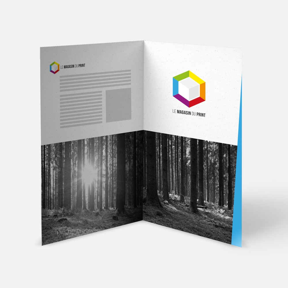 Gabarit gratuit flyer-plie